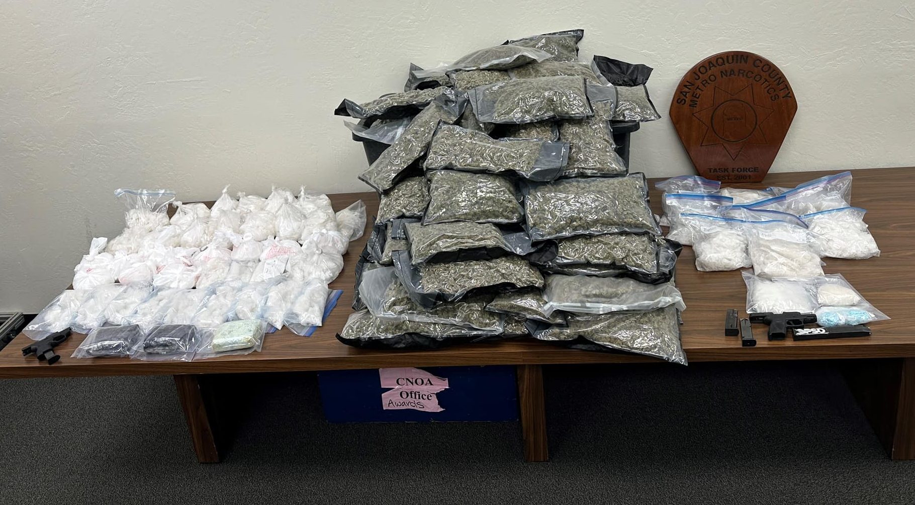 Deadly drugs: Two big busts net huge haul of fentanyl, meth, marijuana ...