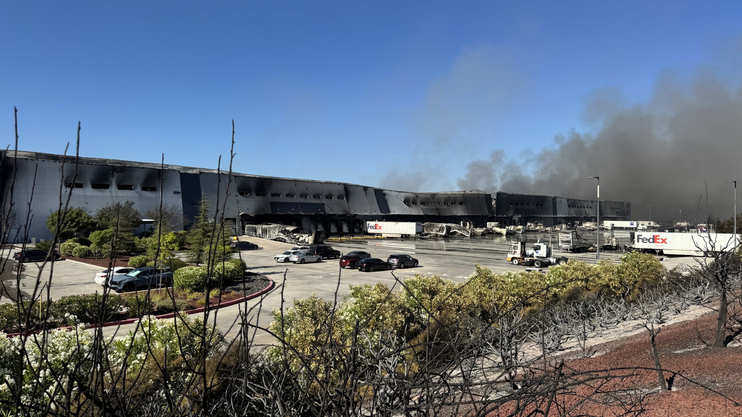 Medline warehouse destroyed by a massive fire in Tracy is a total loss ...